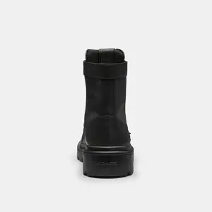 COACH OUTLET Lace-up Combat Boots - Black