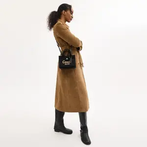 COACH OUTLET Cargo Tote Bag - Silver/black