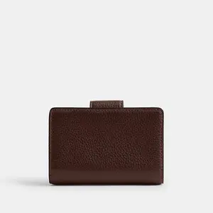 COACH OUTLET Medium Corner Zip Wallet - Gold/maple