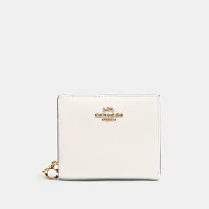 COACH OUTLET Snap Wallet - Gold/chalk