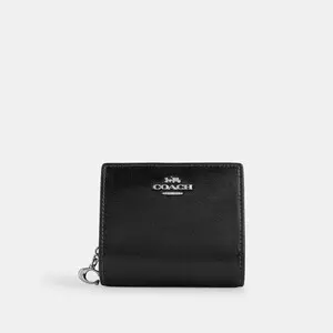 COACH OUTLET Snap Wallet - Silver/black