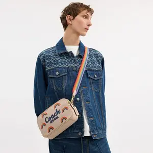 COACH OUTLET Coach Camera Bag With Rainbow Embroidery
