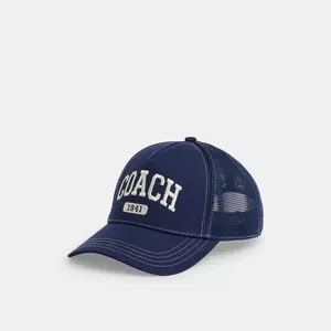 COACH OUTLET Coach 1941 Embroidered Trucker Hat Navy