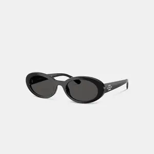 COACH OUTLET Coach Oval Sunglasses - Black