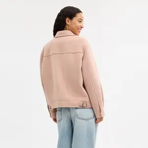 COACH OUTLET Coach Wool Zip Front Jacket