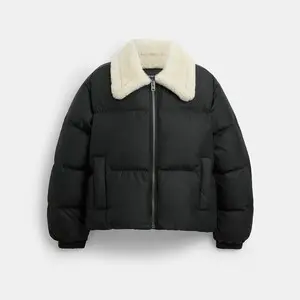 COACH OUTLET Puffer Jacket With Shearling Collar