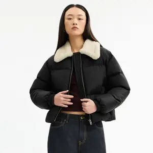 COACH OUTLET Coach Puffer Jacket With Shearling Collar