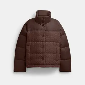 COACH OUTLET Coach Signature Down Jacket - Maple