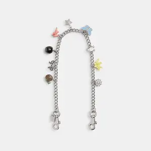 COACH OUTLET Coach Chain Strap With Charms - Silver