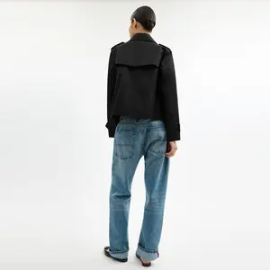 COACH OUTLET Short Trench Jacket - Black