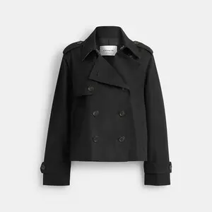 COACH OUTLET Short Trench Jacket - Black