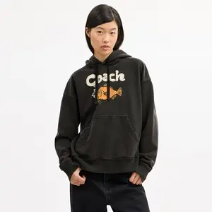 COACH OUTLET Coach Fish Graphic Cotton Hoodie