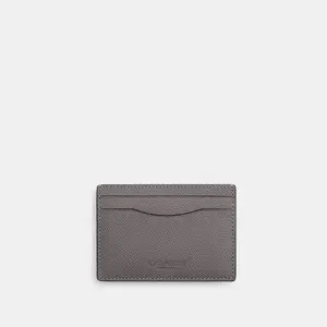 COACH OUTLET Card Case With Money Clip - Silver/graphite