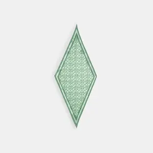 COACH OUTLET Signature Silk Diamond Scarf - Mint