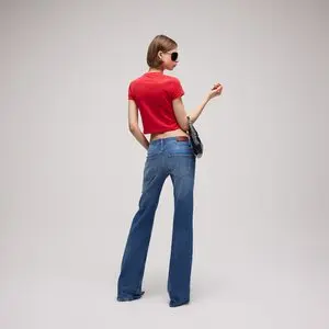 Gucci Cotton Jersey T-shirt With Devoré Print - Red