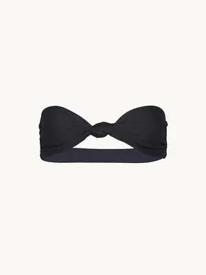 VANESSA SPOSI The Loop Bandeau Top - Nero