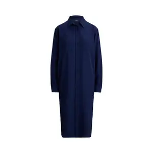 Ralph Lauren Double-faced Georgette Shirtdress