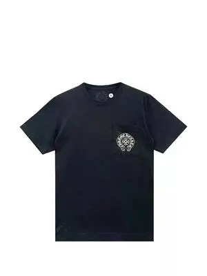 Chrome Hearts Las Vegas Exclusive Horseshoe Logo Chest-pocket T-shirt - Black
