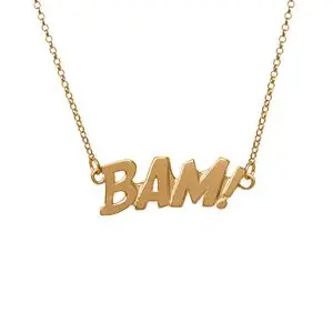 EDGE ONLY 18ct Vermeil Bam! Necklace - Gold