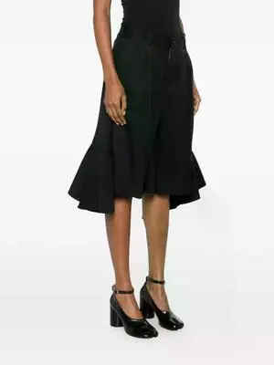Comme Des Garçons Ruffled Hem Trousers