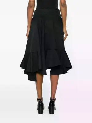 Comme Des Garçons Ruffled Hem Trousers
