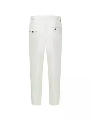 BE ABLE Belted Pleated Tailored Trousers