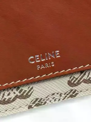 Celine 2010s Triomphe-pattern Mini Bag