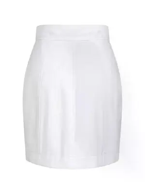Elisabetta Franchi Mini Cargo Skirt - White