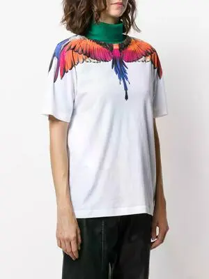 COUNTY OF MILAN Marcelo Burlon Wings Print T-shirt