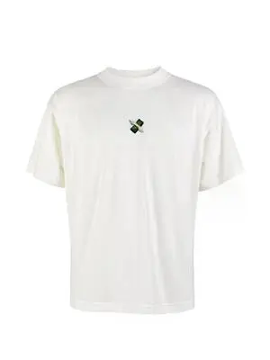 ALBERTO BRESCI Embroidered Logo Patch T-shirt