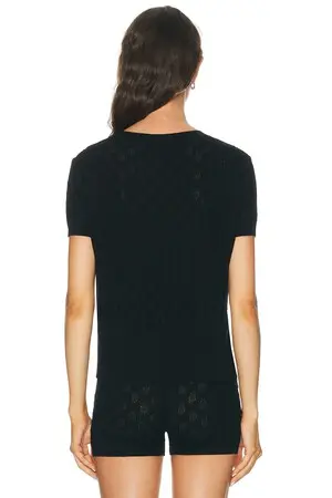 Dries Van Noten Cable Knit Sweater - Black