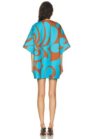 Dries Van Noten Dekkora Dress - Turquoise