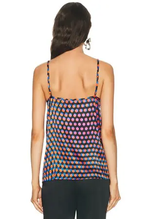 Dries Van Noten Caliya Polka Dot Print Silk Shirt