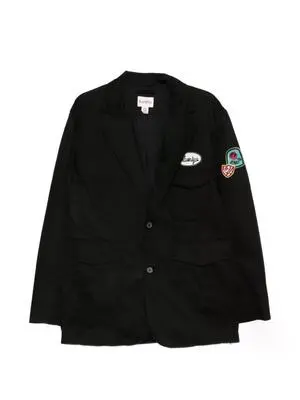 KAMIYA Patch-detail Single-breasted Jacket