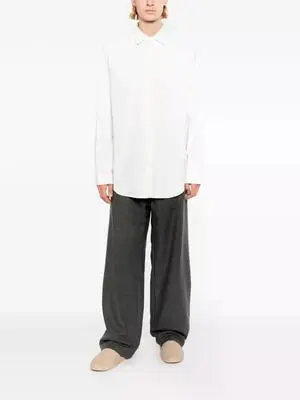 Fear Of God Concealed-placket Curved-hem Shirt