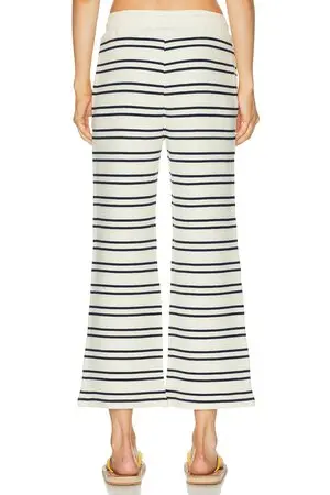 NEGATIVE UNDERWEAR Cropped Waffle Knit Pants