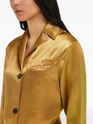 FERRAGAMO Satin Shirt Dress