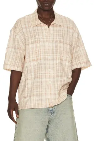 SUNFLOWER Adam Shirt In Cream - Sand