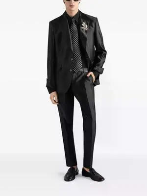 Dolce & Gabbana Mikado Shantung Silk Trousers