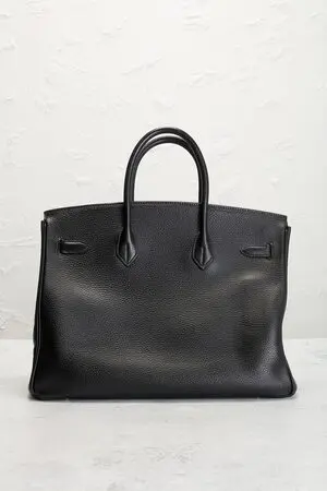 Hermès Ardennes Birkin 35 Retourne Handbag - Noir