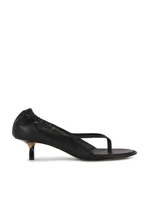 Jacquemus Les Sandales Nu-pieds B Kitten Heel Sandals - Black