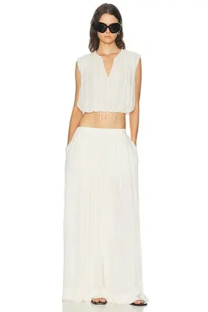 FRAME The Wave Top - Cream
