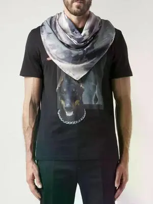 Givenchy Baseball Skull Scarf