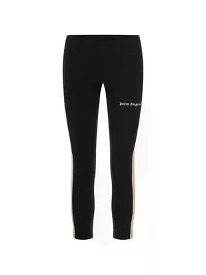 Palm Angels Logo Print Side Stripe Trousers