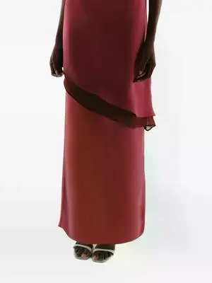BAOBAB Granada Chiffon Strapless Scarf-detail Dress