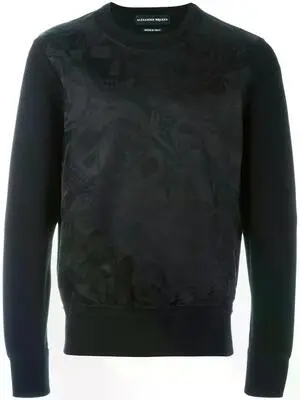 Alexander McQueen Skull Jacquard Sweatshirt