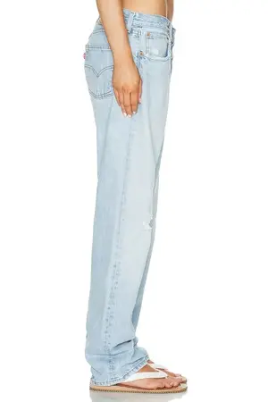 ALIGRACE Tomboy Straight Leg Jeans In Blue