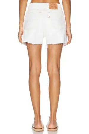 ALIGRACE Vintage Blanc Denim Shorts
