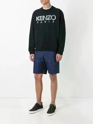 Kenzo Embroidered Chino Shorts