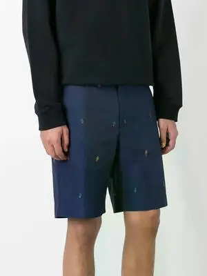 Kenzo Embroidered Chino Shorts